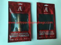 China Red Printed Cigar Humidor Bags With Moisturizing Sponge OPP / LDPE Laminated Material for sale