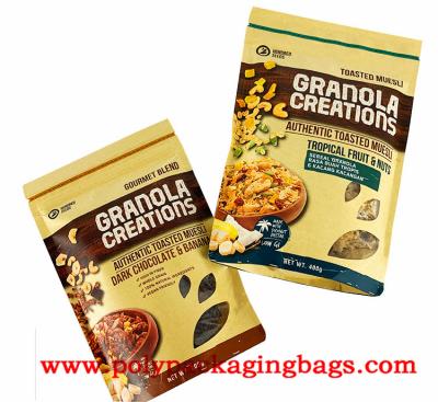 China Laminated Snack Packing Biodegradable Stand Up Pouches for sale