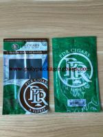 China Display Box Green Printed BOPP Cigar Humidor Bags for sale