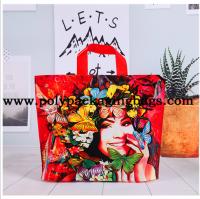 China Multi - Color Printing Die Cut Handle Plastic Shopping Bag for sale