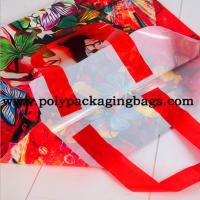 China Multi - Color Printing Die Cut Handle Plastic Shopping Bag for sale