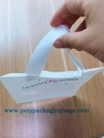 China Carry Die Cut Loop Handle Shopping Plastic Tote Bag for sale