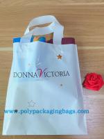 China Carry Die Cut Loop Handle Shopping Plastic Tote Bag for sale