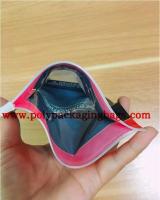 China Resealable Slider Zipper And Window OPP Cigar Tobacco Bag for sale