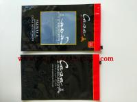 China Resealable Slider Zipper And Window OPP Cigar Tobacco Bag for sale