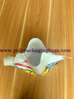 China Detergent PET Reusable Stand Up Pouch With Corner Spout And Side Handle for sale