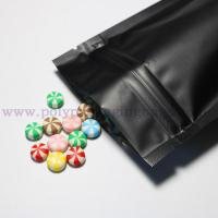 China Metallic Aluminum Foil Stand Up Zip Lock Bag With Tear Notch for sale