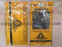 China OPP Laminated 5 Cigar Packaging Bag Customized Logo for sale