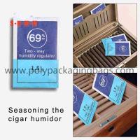 China PE Laminated Zipper Resealable Cigar Humidor Bags for sale
