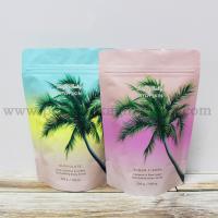 China Frosted  Printing Stand Up Compound Bag With Zip Lock For Food Packaging for sale
