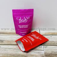 China Frosted  Printing Stand Up Compound Bag With Zip Lock For Food Packaging for sale