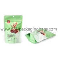 China 0.12mm Matte Ziplock Bag Printing Plastic Snack Peanut Package for sale