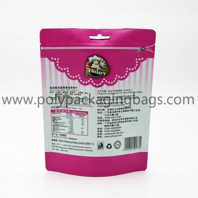 China Custom Plastic Pouches Recycled Packaging White Matte Ziplock for sale