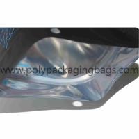 China plastic clear front smell proof custom printed ziplock foil weed mylar bags with window for sale