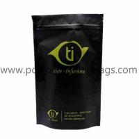 China Black Ziplock Aluminum Foil Packaging Poly Bags for sale