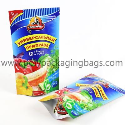 China Ziplock Stand Up Packaging Poly Bags Customized Logo for sale