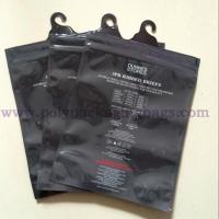 China 60 Mircon OPP PET Poly Hanger Bag With Plastic Hook for sale