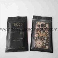 China OPP frosted composite zipper bag for mobile phone, charging cable. for sale