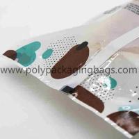 China LDPE Heat Seal Snack Food Cookie Ziplock Bag With Logo for sale