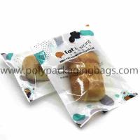 China LDPE Heat Seal Snack Food Cookie Ziplock Bag With Logo for sale