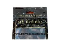 China 10 Colors Resealable Ziplock 4 Cigar Humidor Bags for sale