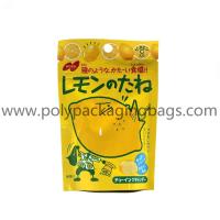 China Custom print ziplock bags with logo stand up plastic bag packaging for candy/snacks for sale