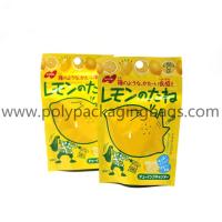 China Custom print ziplock bags with logo stand up plastic bag packaging for candy/snacks for sale