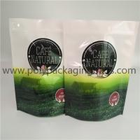China Aluminum foil pouch packaging Stand up plastic coffee bag with ziplock for sale