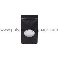 China Matte Plastic Doypack Customized Packaging Aluminium Foil Zipper Bag With Clear Window for sale