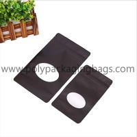 China Matte Plastic Doypack Customized Packaging Aluminium Foil Zipper Bag With Clear Window for sale