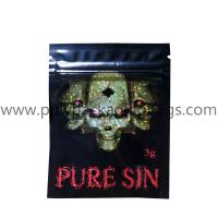 China Customed Waterproof Aluminum Foil Zip Lock Bag For Snacks for sale