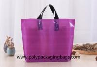 China 60 Micron LDPE Plastic Handle Bag For Clothing Packaging for sale