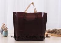 China 60 Micron LDPE Plastic Handle Bag For Clothing Packaging for sale