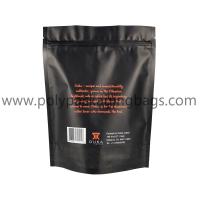 China Alumium foil plastic packaging stand up pouch ziplock bagsWith valve for sale