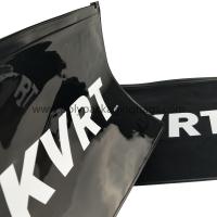China CN custom printed PVC opeque black plastic clothing ziplock bag for sale