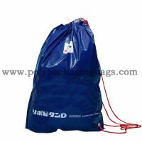 China Waterproof 70 Micron PE Drawstring Storage Bags for sale