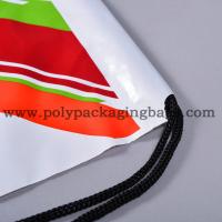 China Recycled Double Ropes Promotional Drawstring Backpacks for sale