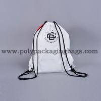 China Recycled Double Ropes Promotional Drawstring Backpacks for sale