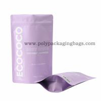 China Stand Up Matte Ziplock Aluminum Foil Pouches For Food for sale