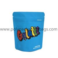 China Cookies Packaging Stand Up Foil Ziplock Bags With Window for sale