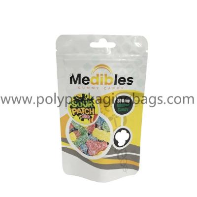 China Cookies Packaging Stand Up Foil Ziplock Bags With Window for sale