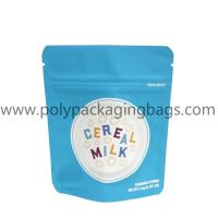 China Cookies Packaging Stand Up Foil Ziplock Bags With Window for sale