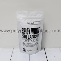 China Moisture Proof Standing 190 Micron Resealable Ziplock Bags for sale