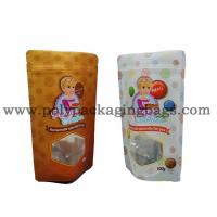 China Cookies Packaging Stand Up Aluminum Foil Mylar Ziplock Bags for sale