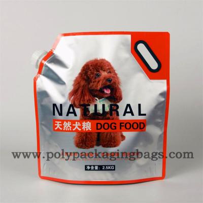 China 2.5KG Stand Up Aluminum Foil PET Spouted Pouches Bags With Spout for sale