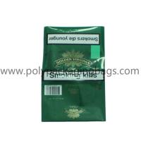 China Gravure Printing Resealable Plastic Cigar Ziplock Bags for sale