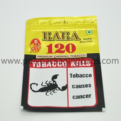 China Stand Up Ziplock Resealable 92mic Plastic Cigar Bags for sale