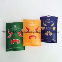 China Beef Jerky 20 Micron Packaging Poly Bags With Euro Hole for sale