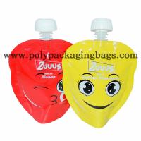 China Leak Proof Gravure Printing 200mic Stand Up Pouch With Spout / Spouted Pouch Bags for sale