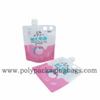 China Tomato Sauce Packaging 100mic Stand Up Pouch With Spout / Spouted Pouch Bags for sale